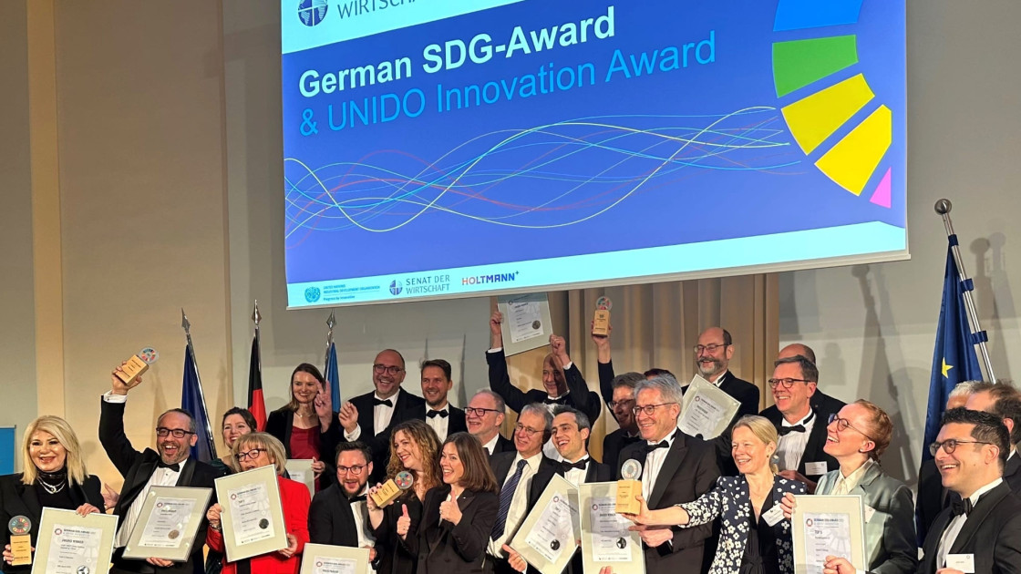 Anerkennung für nachhaltiges Handeln: German SDG- & UNIDO Innovation ...
